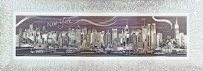 Exkluzivní velký obraz s rámem New York 125x46 cm 5511/6