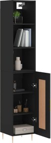 vidaXL Skříň highboard 34,5x34x180 cm kompozit [3190070] Barva: Betonová šedá