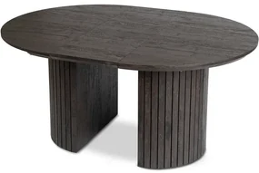 Rozkládací jídelní stůl Jack 120-160cm MDF Tmavý dub
