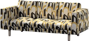 Potah na pohovku IKEA Norsborg 3-místná barva vícebarevná látka pletený vzor, vzorované