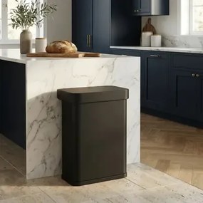 Simplehuman SENSOR černá ocel / Odpadkový koš / Bezdotykový / Hlasové