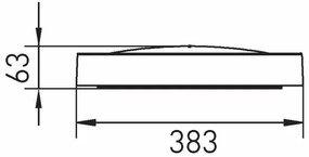 LED Stropní svítidlo SAMER LED/24W/230V 4000K