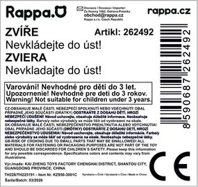 RAPPA Figurka Slunéčko sedmitečné / Hmyz / 5 cm / plast