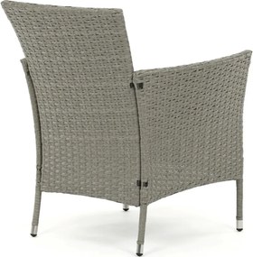 Zahradní sestava AZS-A1442 GREY, polyratan, šedá (111 x 62) cm