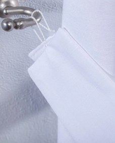 Úvaz Victoria barva bílá látka poloprůhledná, pletený vzor