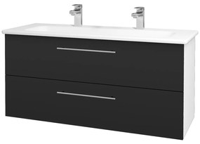 Dřevojas Koupelnová skříň GIO SZZ2 120 Varianta: D16  Beton tmavý / Úchytka T04 / D16 Beton tmavý