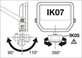 LED reflektor s pohybovým čidlem LEDVANCE FLOODLIGHT bílý SENSOR 41W/27W 5500/3670lm 3000K teplá bílá IP65