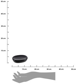 Miska na mýdlo Oliver, černá