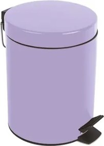 Spirella SYDNEY pedálový odpadkový koš 5 L levandulová / ocel