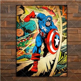 Obraz Marvel Superhrdinové, více motivů Motiv: MW-K6 Captain America, Rozměry (cm): 20x25 cm