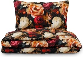 Kvalitex Saténové povlečení Flamengo vínové 1x 140/220, 1x 70/90cm