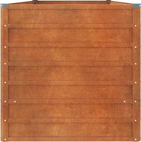 Zahradní vyvýšený záhon rezavý 240 x 80 x 77 cm cortenová ocel 151961