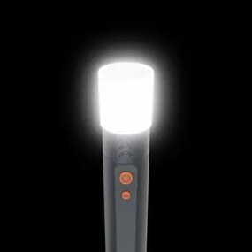 Hama FLX1000 LED svítilna šedá / hliníková / 1000 lm / 270 m / 4 režim