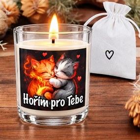 Ahome CZ Krásná svíčka Hořím pro Tebe