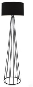 Designová stojanová lampa Fellini II 155 cm černá