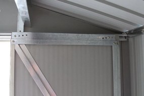 Costway Kůlna na nářadí zahradní kůlna na nářadí včetně kovového základu