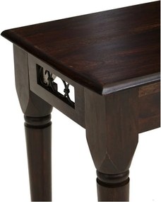 Konzolový stolek z masivu rosewood v tmavě přírodní barvě 45x120 cm Srina – Premier Housewares