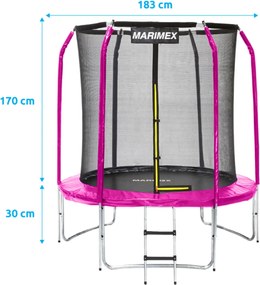 Marimex Standard 183 cm + vnitřní ochranná síť + žebřík
