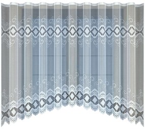 Dekorační žakárová záclona s řasící páskou COSTA 160 bílá 300x160 cm MyBestHome