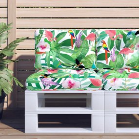 Poduška Na Palety Vícebarevná Textil Vícebarevný - 60 x 40 x 12 cm