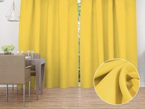 Biante Dekorační závěs Rongo RG-050 Světle žlutý 140x180 cm