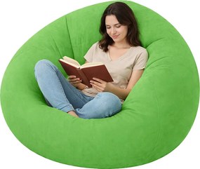 Verk Group Nafukací sedák velourové křeslo lehké měkké pohodlné relaxace
