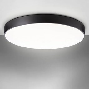 Brilliant HK17795S76  Stmívatelné LED svítidlo SLIMLINE černé, průměr 78cm, RC, CCT, Night Light
