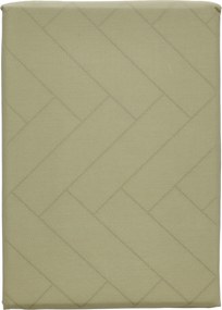 Ubrus Tiles Damask 140 x 370 cm eukalyptová zeleň