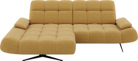 XXXLutz ROHOVÁ SEDAČKA, textil, medová, hořčicově žlutá Welnova - Sedací soupravy - 002307036002