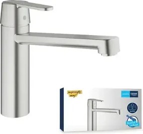 Grohe Get - Dřezová baterie supersteel