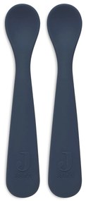 Silikonová lžička 2ks Jeans Blue