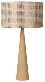 Lucide 30594/81/72 stolní lampa Conos, přírodní, E27, 65cm