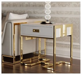 Odkládací stolek ALORA v glamour stylu