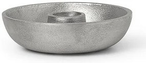 Bowl Candle Holder aluminium Ferm Living