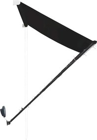 Zatahovací markýza s LED světlem 350 x 150 cm antracitová 145919