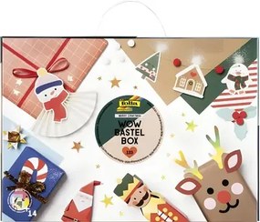 FOLIA Vánoční kreativní sada Wow / 133 dílů / 14 dekorací