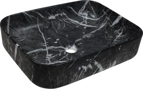 Invena Florina, umyvadlo na desku 510x400x130 mm, imitace kamene, INV-CE-40-723-C