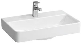 Laufen Pro S - Umyvadlo Compact, 600x380 mm, 1 otvor pro baterii, bez přepadu, s LCC, bílá H8179594001561