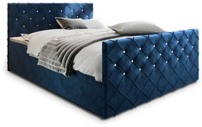 Čalouněná postel boxspring MANDI, 180x200, magic velvet 2216