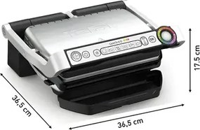 Tefal OptiGrill+ Snacking  Baking GC714D stříbrná / Kontaktní gril / 2