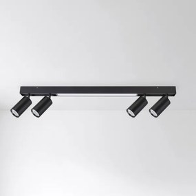 BRILAGI - LED Bodové svítidlo SELE 4xGU10/30W/230V + LED/20W černá