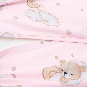 Potah na kojenecký polštář-klin New Baby BASIC 30x37 cm pink