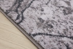 Spoltex, Běhoun na míru Marble 19 šedý, šíře 100 cm, šedá, chodba / předsíň