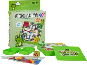 Společenská hra LUDO MINI Žába zelená