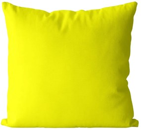 Polštář Žlutý světlý (Velikost: 55 x 55 cm)