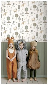 Dětská vliesová tapeta na zeď, zvířátka, rostliny, 14803, Happy, Parato