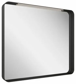 Ravak Zrcadlo STRIP I 800x700 černé s osvětlením - X000001571