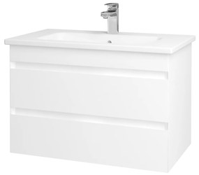 Dřevojas Koupelnová skříň MAJESTY SZZ2 80 Varianta: L01 Bílá vysoký lesk / M01 Bílá mat