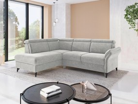 XXXLutz ROHOVÁ SEDAČKA, textil, světle šedá Sit & More - Sedací soupravy - 00014402585L
