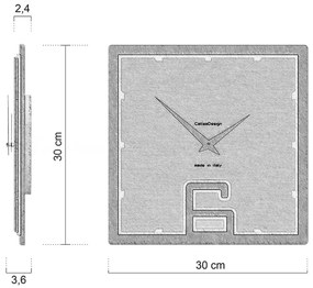 Designové hodiny 10-004-54 CalleaDesign Breath 30cm